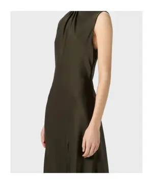 Blumarine Asymmetrical Dress With Keyhole Closure