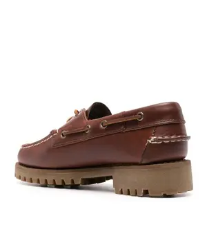 SEBAGO Ranger Waxy Lace-up Boat Shoes - Brown