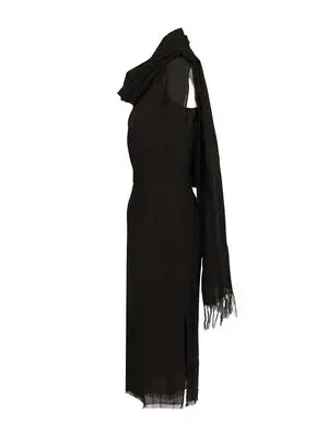 TOTEME Fringed Scarf Dress