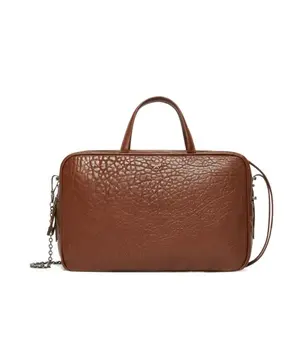 Max Mara Large Nappa Leather Boston Bag