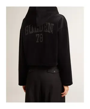 GOLDEN GOOSE Drawstring Hoodie - Black