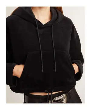 GOLDEN GOOSE Drawstring Hoodie - Black