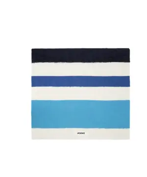 Jacquemus L'echarpe Arazzo Brushed Effect Scarf - Multicolour/blue