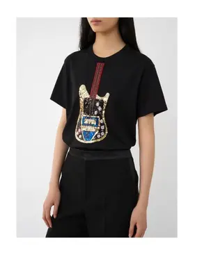 Chloé Embellished Guitar T-shirt