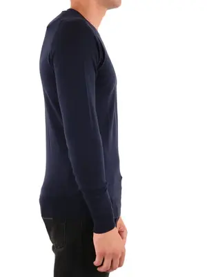 John Smedley Lundy Crew Neck Knitwear - Black