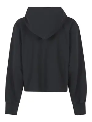 MAISON MARGIELA Embroidered Fleece Hoodie - Black