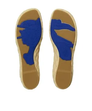 Burberry Quilted Slip-on Ballerina Flats - Clay