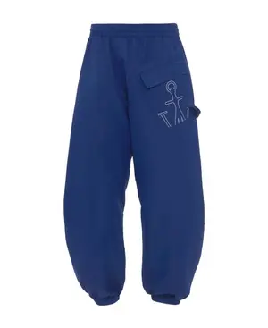 J.W.ANDERSON Jw Anderson Anchor Logo Printed Twisted Joggers