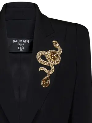 Balmain Crystal Embellished Tailored Blazer