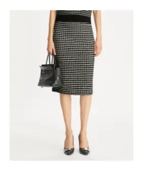 Tory Burch Jacquard Knit Pencil Skirt