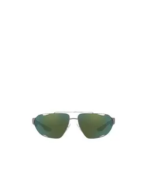 Prada Aviator Logo Sunglasses - Green