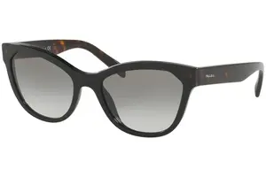Prada Logo Cat Eye Sunglasses - Gray