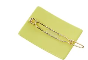 Fendi Logo Rectangular Barrette