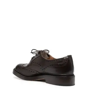 TRICKER'S Wingtip Brogue Derby Shoes - Black