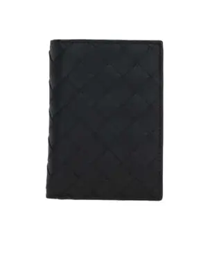 Bottega Veneta Logo Wallet - Black