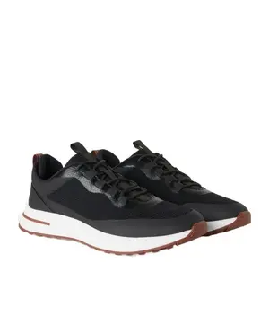 Loro Piana Week End Walk Sneakers - Black