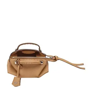 Fendi By The Way Soft Mini Selleria Shoulder Bag - Beige