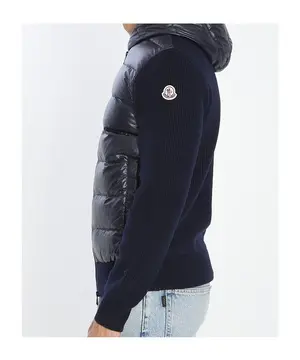 Moncler Padded Zip-up Cardigan With Hood