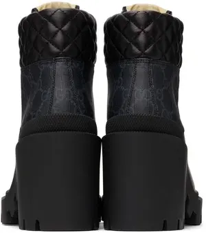 Gucci Gg Supreme Ankle Boots