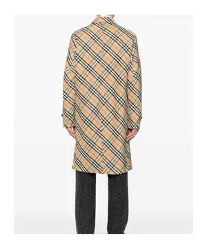 Burberry Vintage Check Button-up Coat