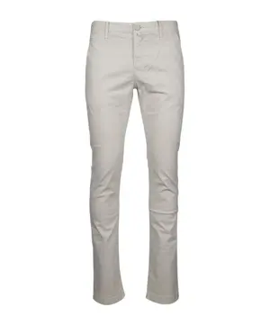 Jacob Cohen Straight Leg Stretched Chinos - Gray