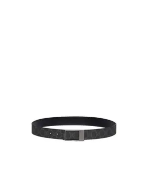Gucci Monogrammed Square Buckled Belt