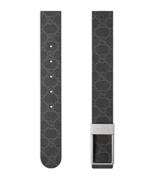Gucci Monogrammed Square Buckled Belt