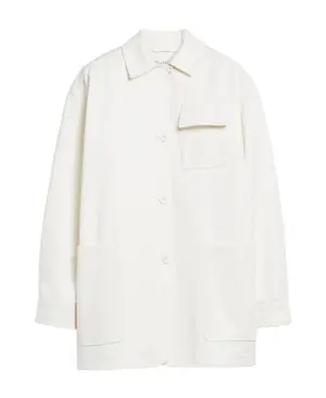 Max Mara Oversized Long-sleeve Cotton Shirt