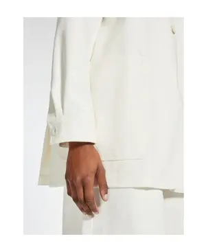 Max Mara Oversized Long-sleeve Cotton Shirt