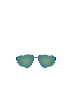 Prada Aviator Logo Sunglasses - Green
