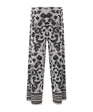 Liu Jo Floral Printed Wide Leg Trousers
