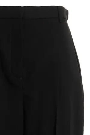 Tory Burch Straight-leg Mid-rise Wool Twill Trousers