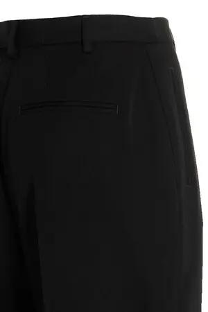 Tory Burch Straight-leg Mid-rise Wool Twill Trousers