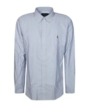 Polo Ralph Lauren Striped Button-down Shirt - Gray