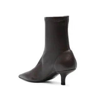 TOTEME Pointed Toe Heeled Sock Boots