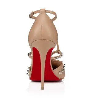 CHRISTIAN LOUBOUTIN Tatooshka Studded Leather Stiletto Pumps