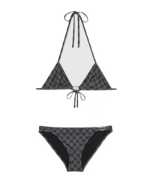 Gucci Printed Gg Stretch Jersey Bikini
