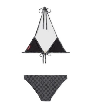 Gucci Printed Gg Stretch Jersey Bikini