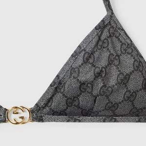 Gucci Printed Gg Stretch Jersey Bikini