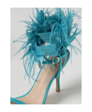 STUART WEITZMAN Feather High-heeled Sandals - Blue