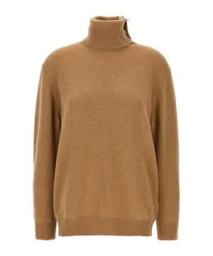 Fabiana Filippi High Neck Sweater With Ribbed Details