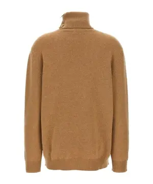 Fabiana Filippi High Neck Sweater With Ribbed Details
