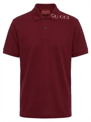 Gucci Logo Polos For Men