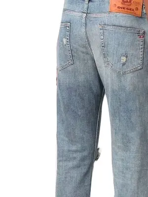 DIESEL® Distressed Straight-leg Jeans