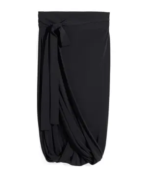 LEMAIRE Wrap Skirt - Black