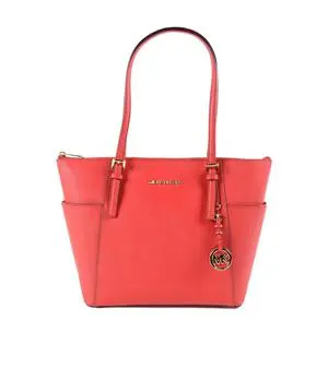 Michael Kors Jet Set Logo Handbag - Red