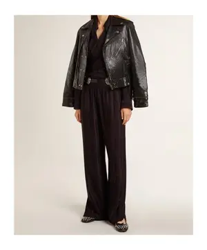 GOLDEN GOOSE Striped Wrap Shirt