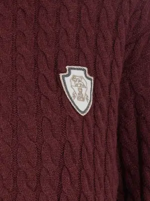 Brunello Cucinelli Logo Detailed Zip-up Cardigan