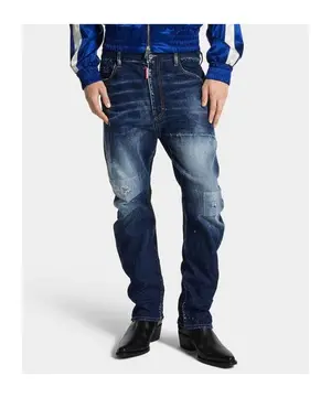 Dsquared2 Distressed Stretch-cotton Jeans