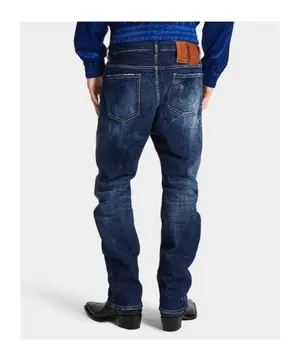 Dsquared2 Distressed Stretch-cotton Jeans